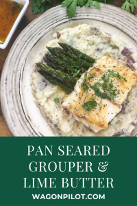 Pan Seared Grouper with Lime Butter Sauce Recipe