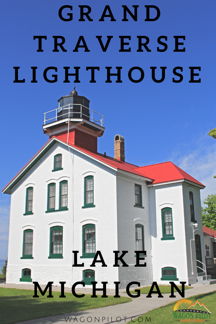 Grand Traverse Lighthouse on Lake Michigan