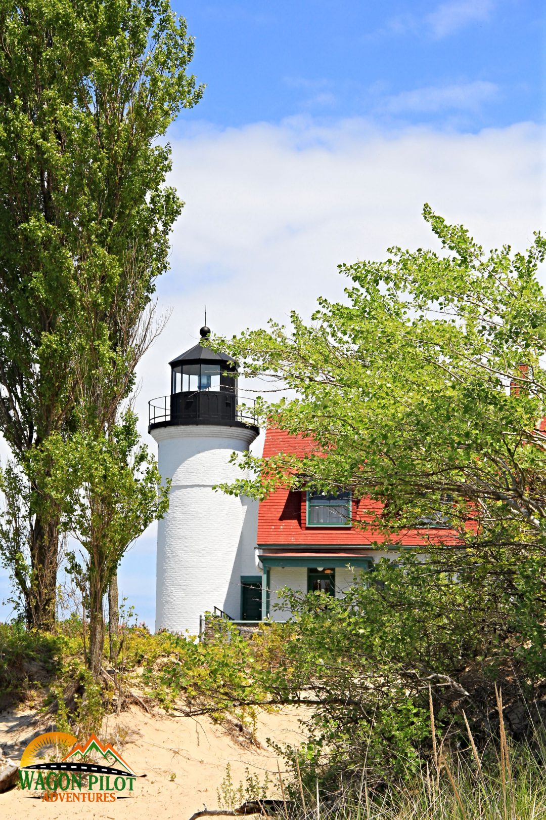 Point Betsie Lighthouse on Lake Michigan